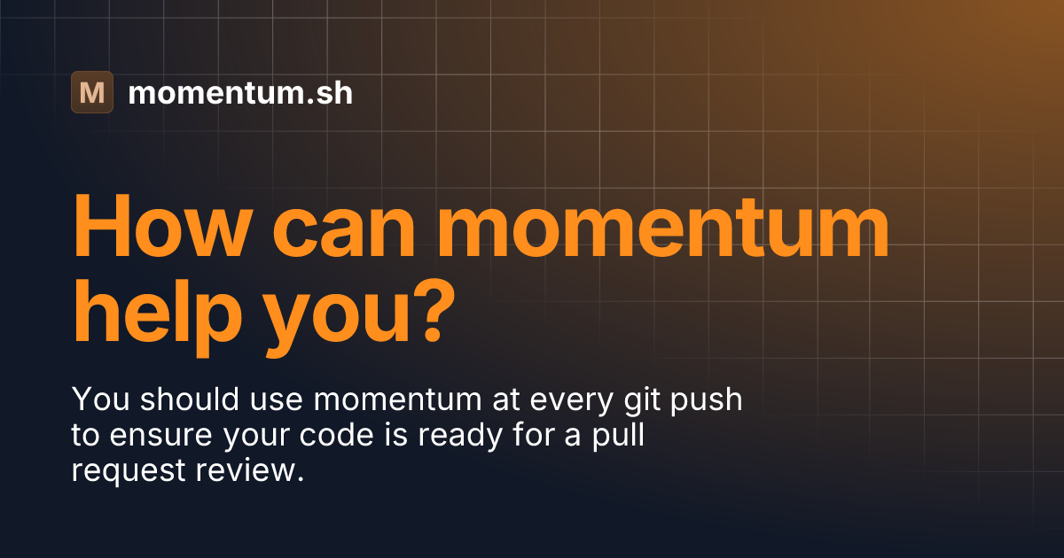How can momentum help you? | momentum.sh